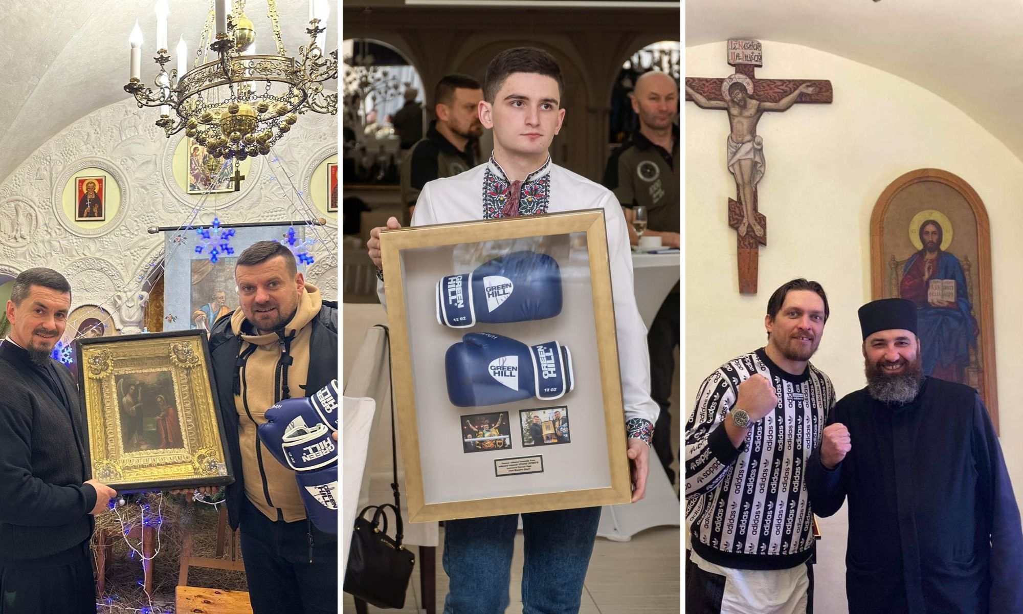 «Мільйони на дрони»: унівські монахи продали боксерські рукавиці Усика ...